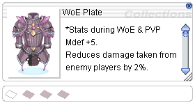 WoE Plate - Ragnarök Wiki