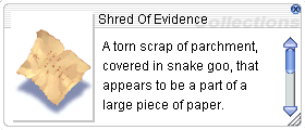 Shred of Evidence - Ragnarök Wiki