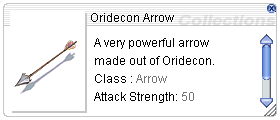 Oridecon Arrow - Ragnarök Wiki