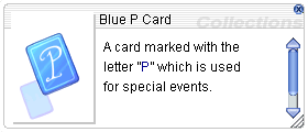 Blue P Card - Ragnarök Wiki