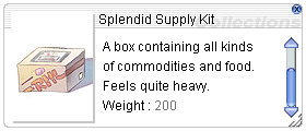 Splendide Supply Kit - Ragnarök Wiki