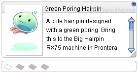 Green Poring Hairpin - Ragnarök Wiki