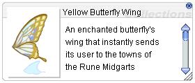 Yellow Butterfly Wing - Ragnarök Wiki