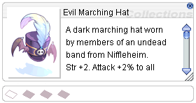 Evil Marching Hat - Ragnarök Wiki