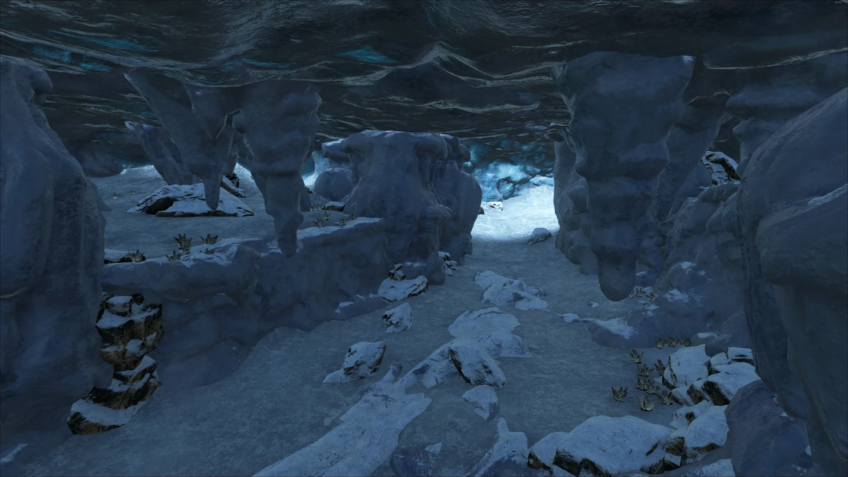 Snow Crystal Cave | Ragnarok - ARK:Survival Evolved Map Wiki | Fandom