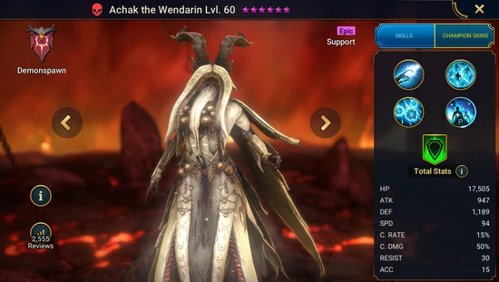 Achak the Wendarin | Raid: Shadow Legends Wiki | Fandom
