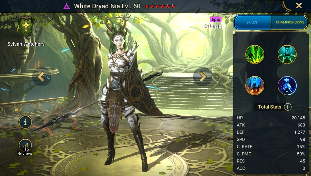 White Dryad Nia | Raid: Shadow Legends Wiki | Fandom