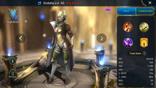 Endalia | Raid: Shadow Legends Wiki | Fandom