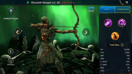 Ghoulish Ranger | Raid: Shadow Legends Wiki | Fandom