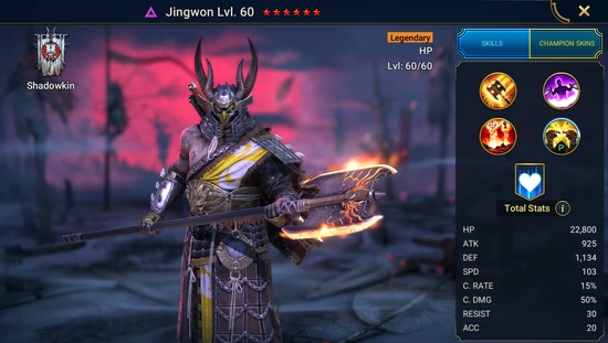 Jingwon | Raid: Shadow Legends Wiki | Fandom