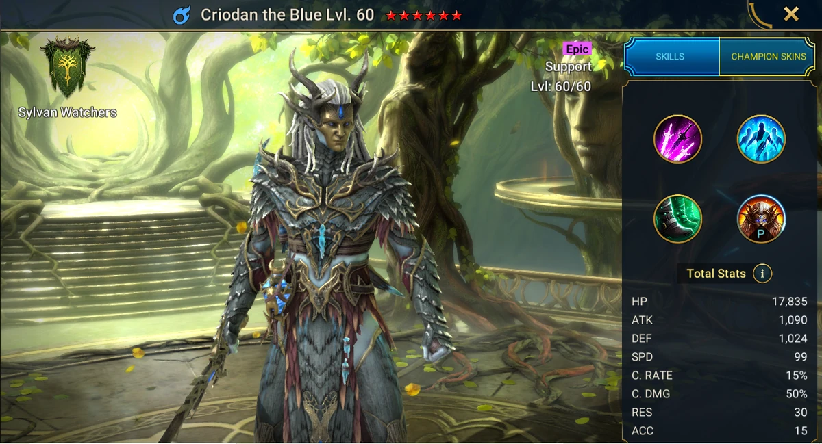 Criodan the Blue | Raid: Shadow Legends Wiki | Fandom