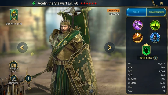 Acelin the Stalwart | Raid: Shadow Legends Wiki | Fandom