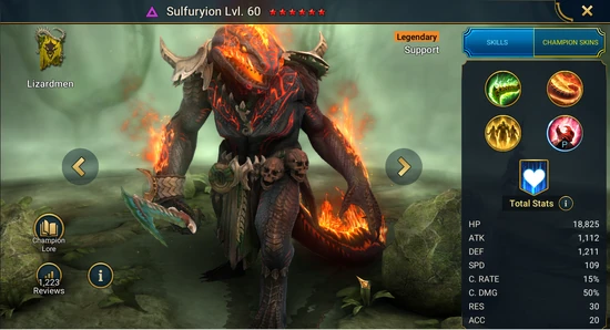 Sulfuryion | Raid: Shadow Legends Wiki | Fandom