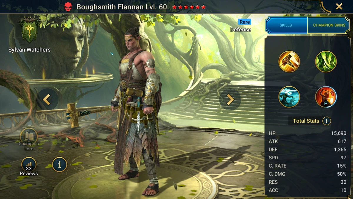 Boughsmith Flannan | Raid: Shadow Legends Wiki | Fandom
