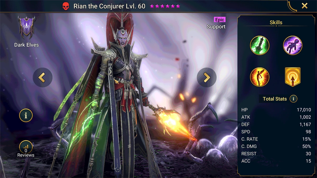 Rian the Conjurer | Raid: Shadow Legends Wiki | Fandom