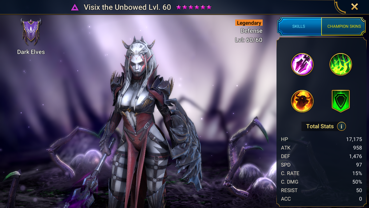 Visix the Unbowed | Raid: Shadow Legends Wiki | Fandom