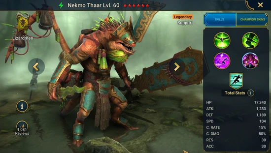 Nekmo Thaar | Raid: Shadow Legends Wiki | Fandom
