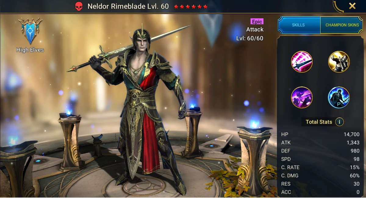 Neldor Rimeblade | Raid: Shadow Legends Wiki | Fandom