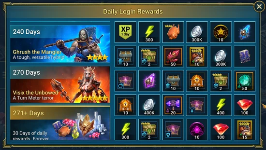 Daily Login Reward | Raid: Shadow Legends Wiki | Fandom