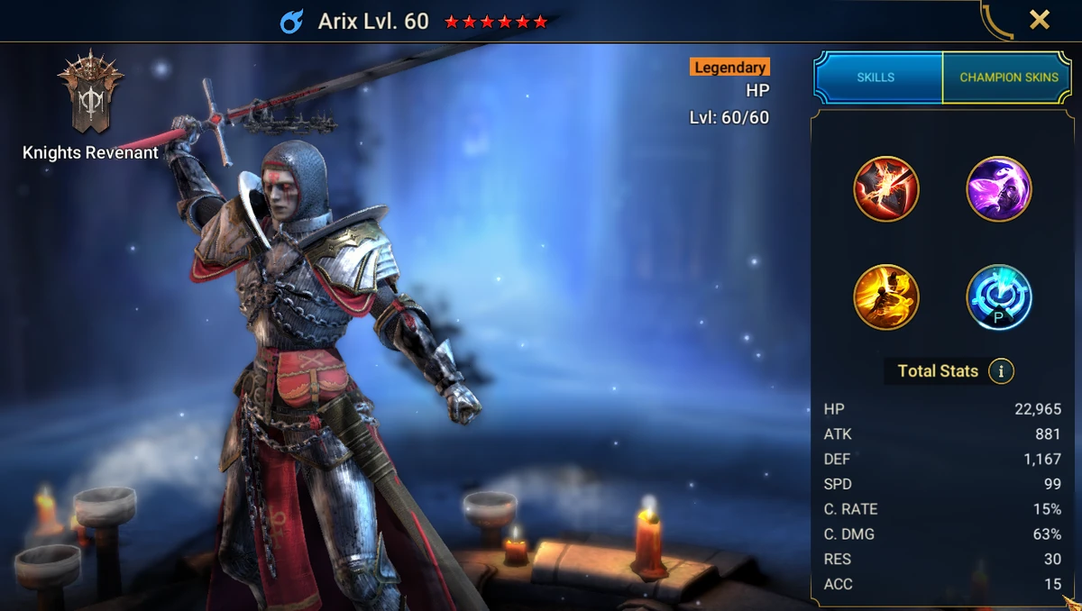 Arix | Raid: Shadow Legends Wiki | Fandom