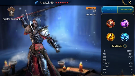 Arix | Raid: Shadow Legends Wiki | Fandom