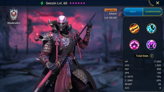 Genzin | Raid: Shadow Legends Wiki | Fandom
