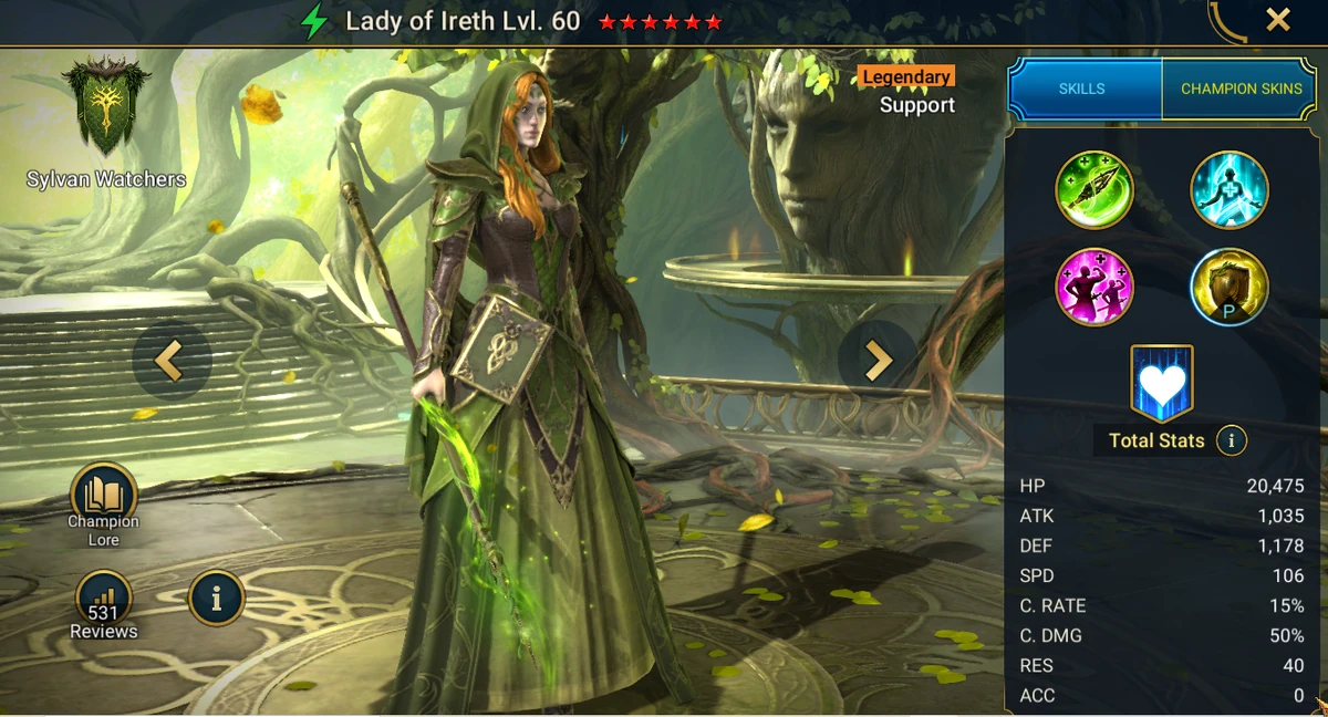 Lady of Ireth | Raid: Shadow Legends Wiki | Fandom