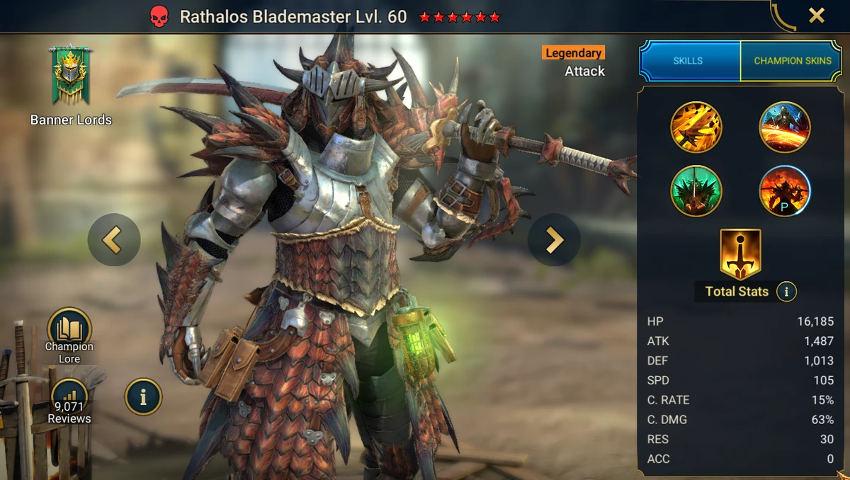 Rathalos Blademaster | Raid: Shadow Legends Wiki | Fandom