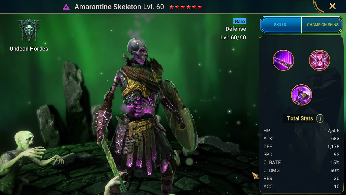 Amarantine Skeleton | Raid: Shadow Legends Wiki | Fandom