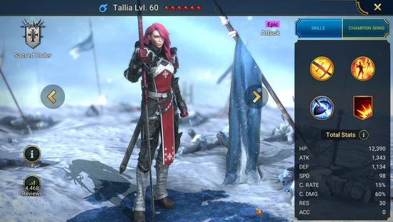 Tallia | Raid: Shadow Legends Wiki | Fandom