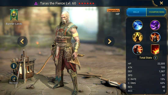 Taras the Fierce | Raid: Shadow Legends Wiki | Fandom