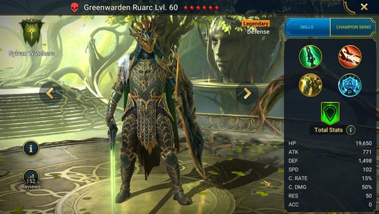 Greenwarden Ruarc | Raid: Shadow Legends Wiki | Fandom