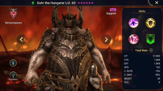 Duhr the Hungerer | Raid: Shadow Legends Wiki | Fandom
