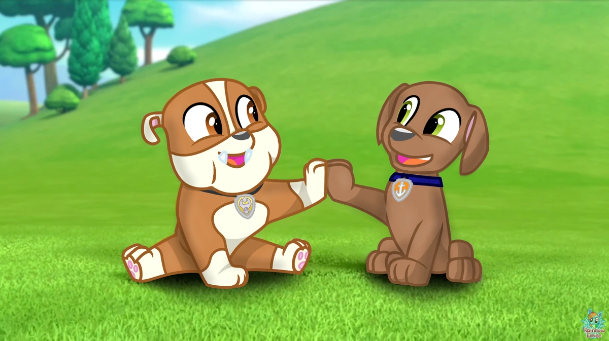 Rubble and Zuma | Rainbow Eevee Wiki | Fandom