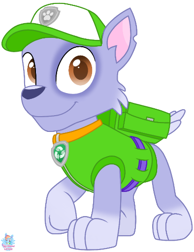 Rainbow Eevee Rocky Paw Patrol Rainbow Eevee Wiki Fandom