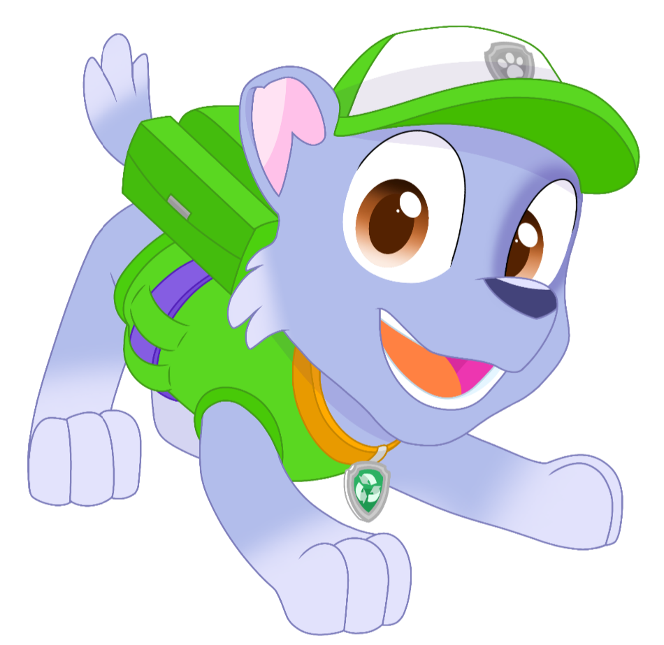 Rocky Patrulla Canina En Español Rainbow Eevee Wiki Fandom