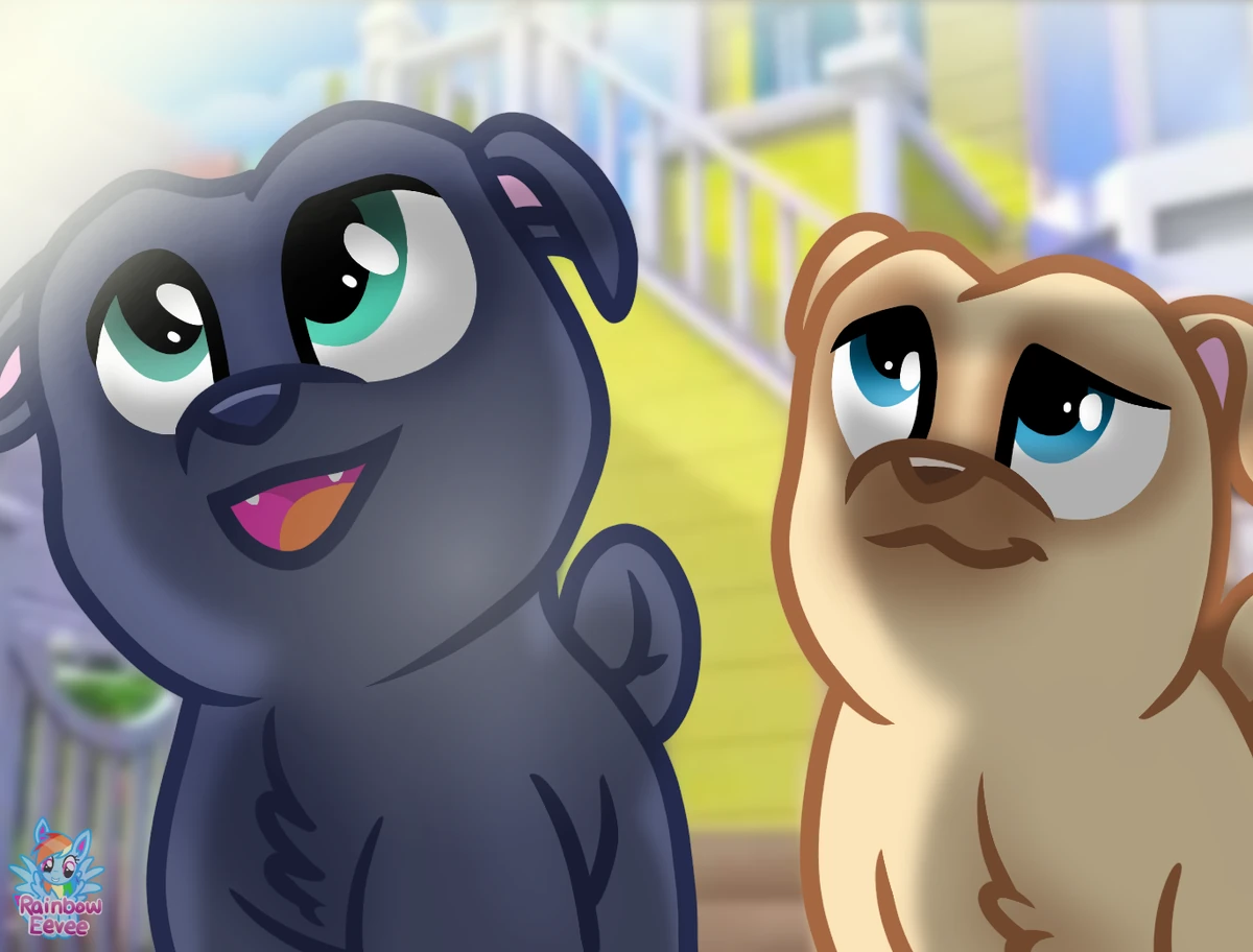 Bingo and Rolly | Rainbow Eevee Wiki | Fandom