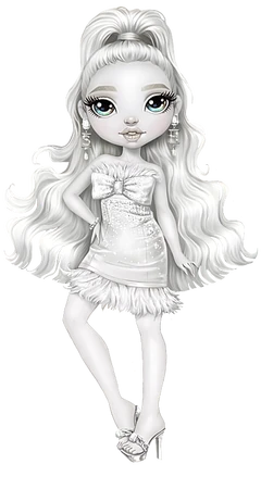 violet rainbow high coloring pages