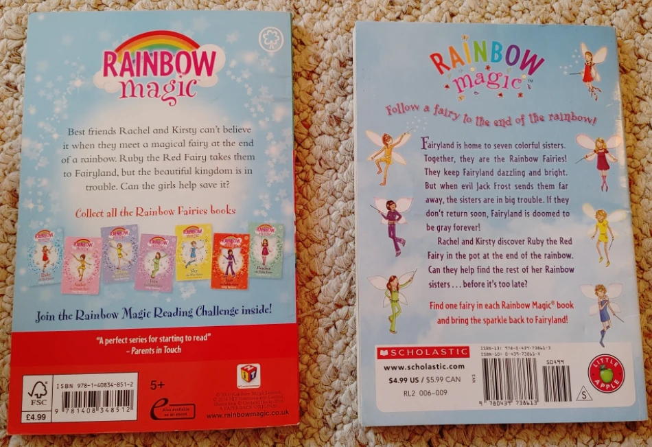 User blog:Slimey737/US vs. UK new: Ruby the Red Fairy | Rainbow Magic ...