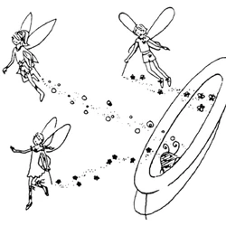 ruby the red fairy coloring pages