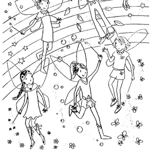 rainbow magic fairy pictures to color