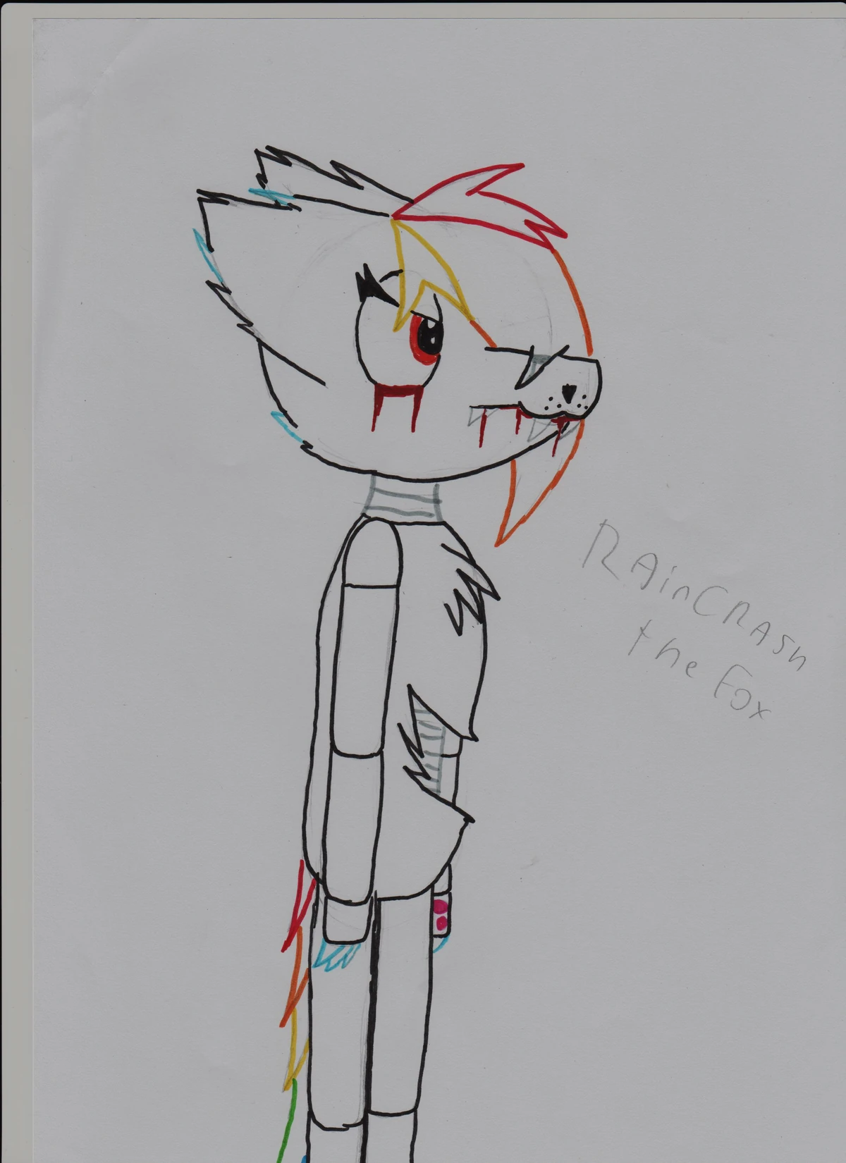 Raincrash the fox | Rainbow's-Wiki-For-Fotos Wikia | Fandom