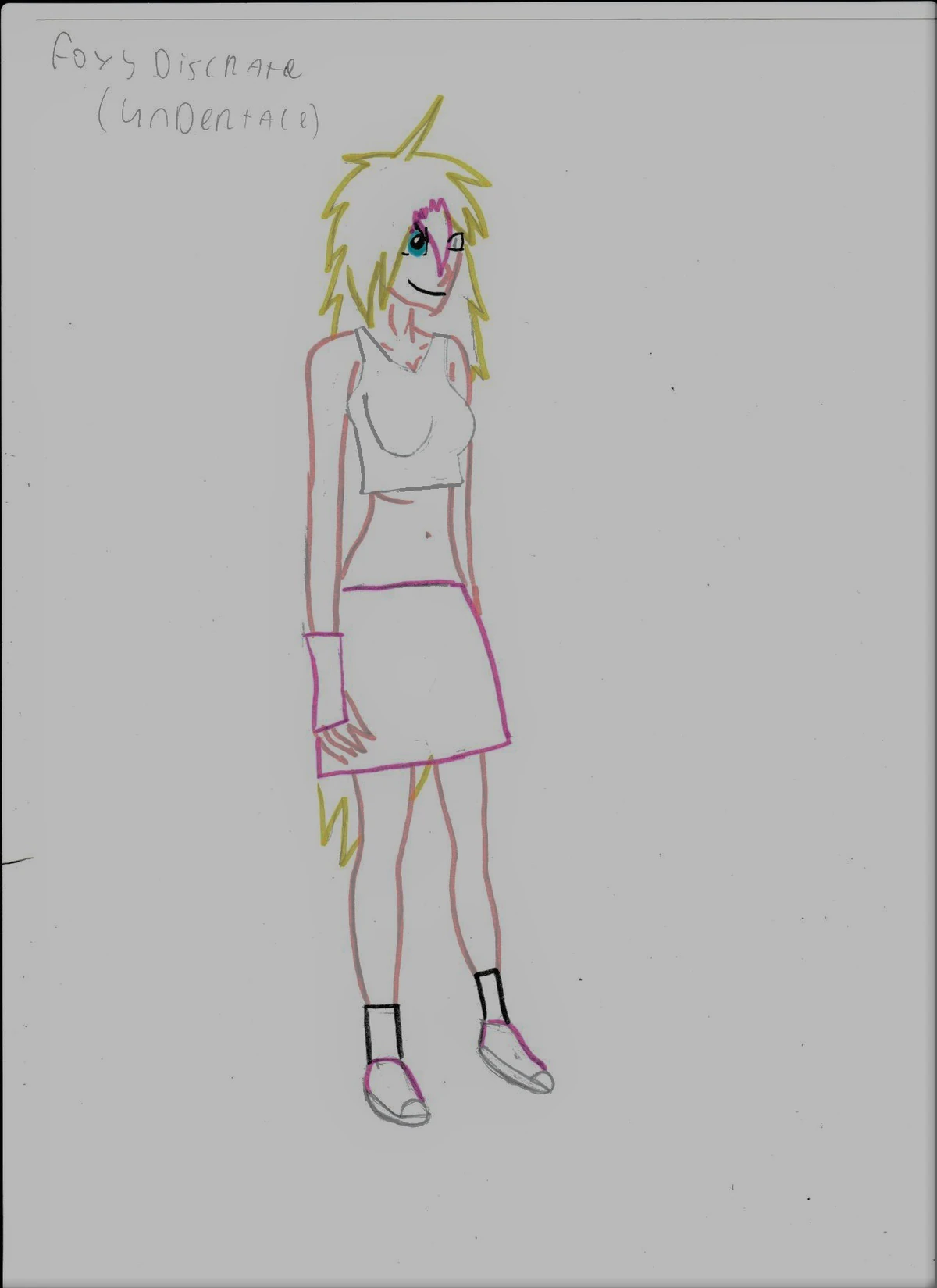 Foxy Discrate (Undertale) | Rainbow's-Wiki-For-Fotos Wikia | Fandom