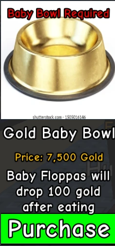 Gold Baby Bowl (Raise a Floppa 2) | The Raise a Floppa Wiki | Fandom