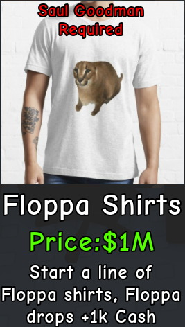 Floppa Shirts (Raise a Floppa 2) | The Raise a Floppa Wiki | Fandom