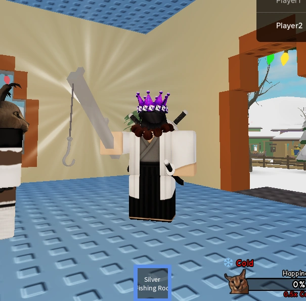 Silver Fishing Rod (Raise a Floppa 2) | The Raise a Floppa Wiki | Fandom