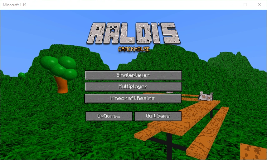 Minecraft title screen | Raldi's Crackhouse Wiki | Fandom