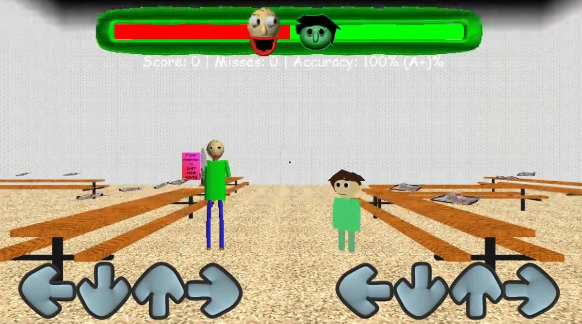 Friday Night Funkin' Minigame | Raldi's Crackhouse Wiki | Fandom