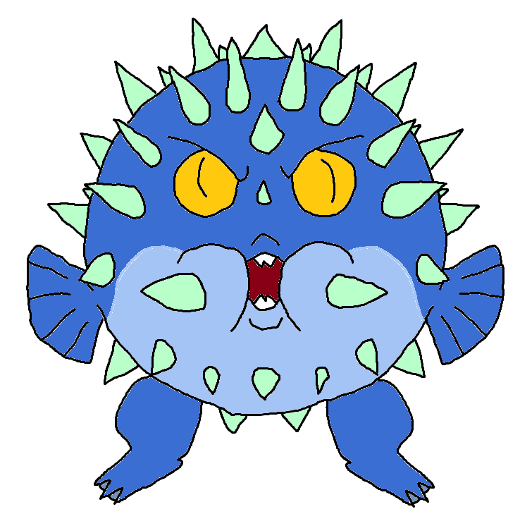 Gilman the Blowfish (Rampage X) | Rampage Fanon Wiki | Fandom