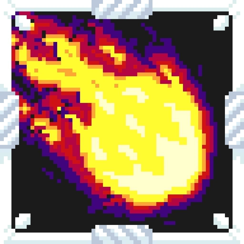 Fireball Sprite Animasjon Genetic Basis Of Aposematic Coloration In A